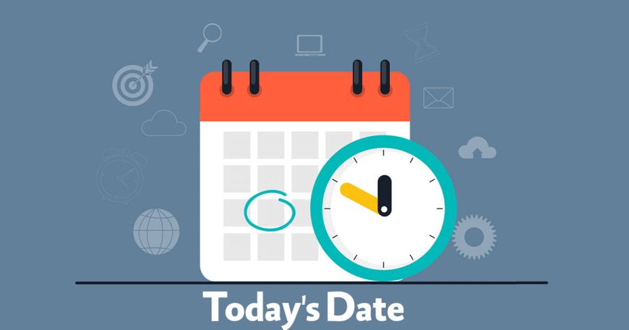 What Is The Date Today - Today's Date